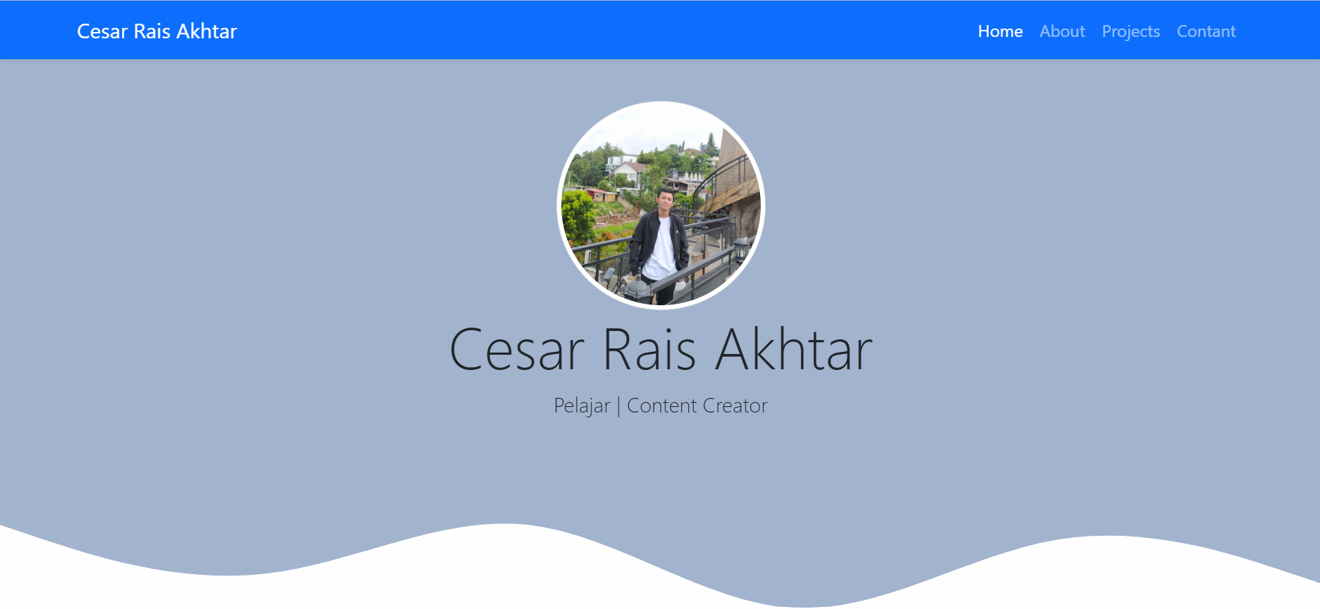 Bootstrap Portfolio Website